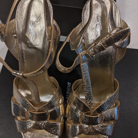 Yves Saint Laurent | Shoes | Ysl Tribute Platform Sandals | Poshmark